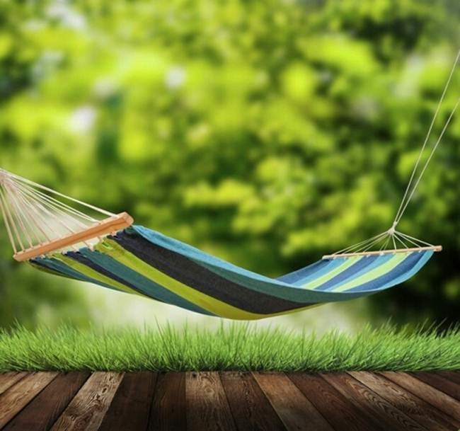 Vacaciones de relax total: un jardín para la siesta