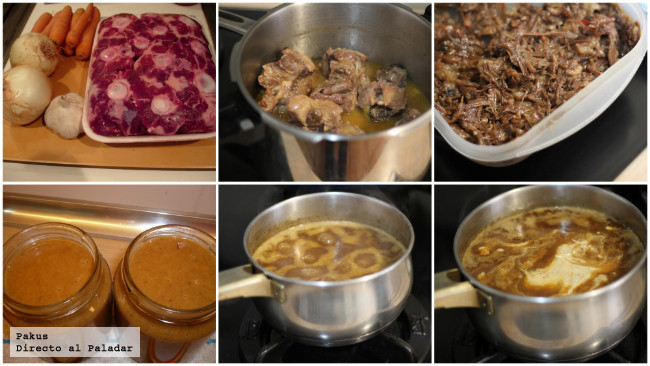 Sopa de rabo de buey. Receta de oxtail soup