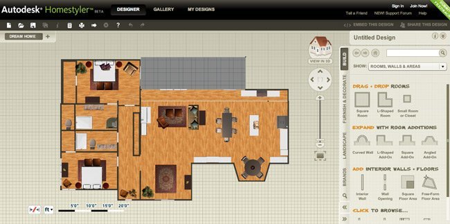 Homestyler, una buena herramienta para diseñar tu casa