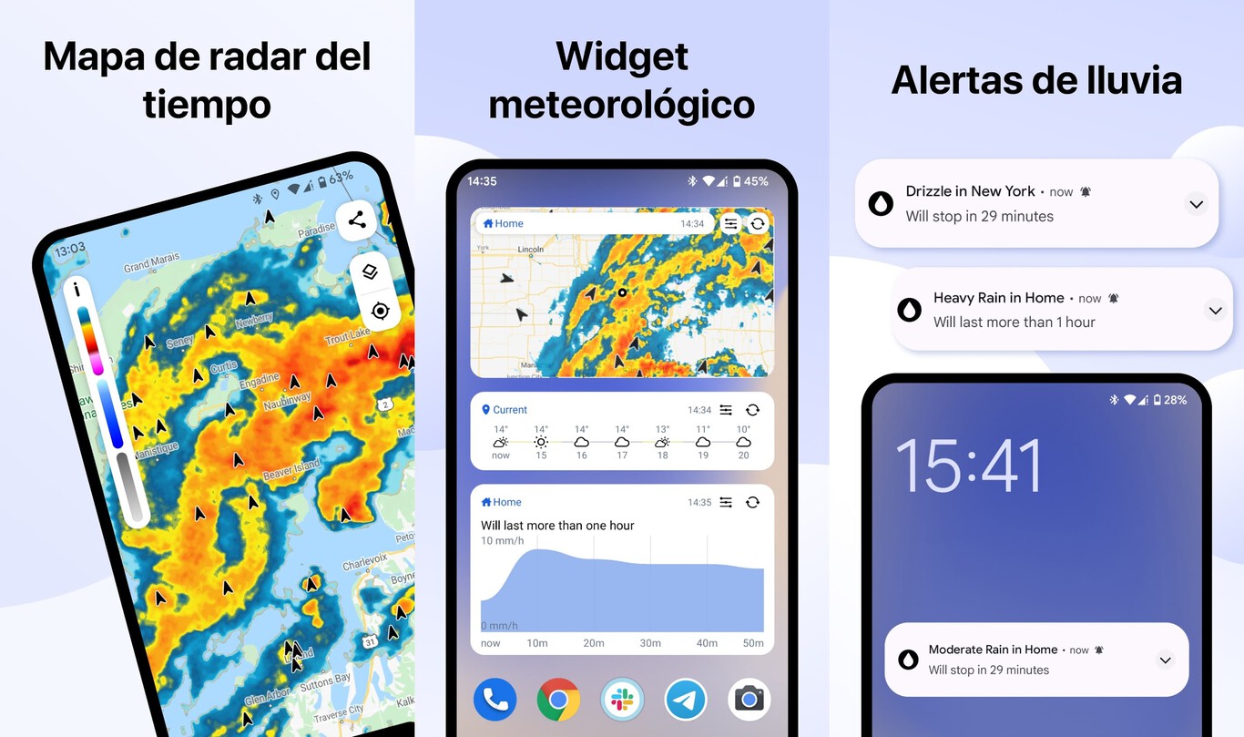 ¿Va a llover en Semana Santa? Estas apps te envían alertas de lluvias ...