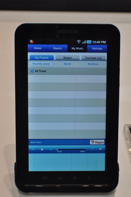 Probamos el Galaxy Tab de samsung