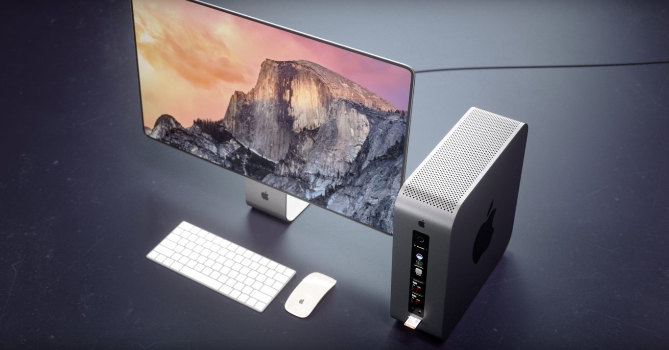 Este concepto de Mac Pro modular nos recuerda al Mac Mini, pero es ...