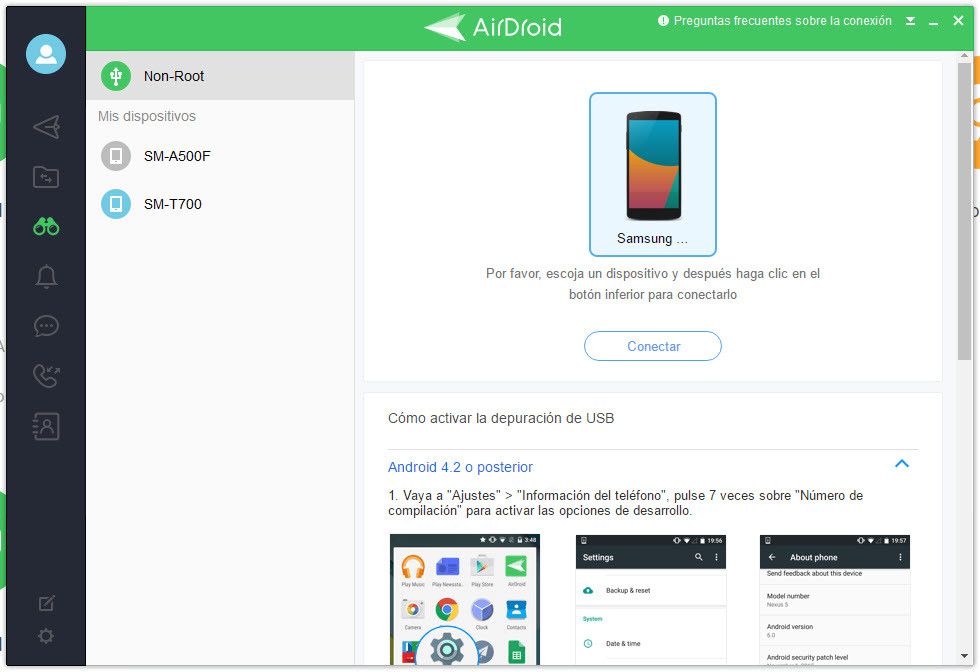 Cómo controlar un móvil Android desde otro con AirMirror y AirDroid, sin root