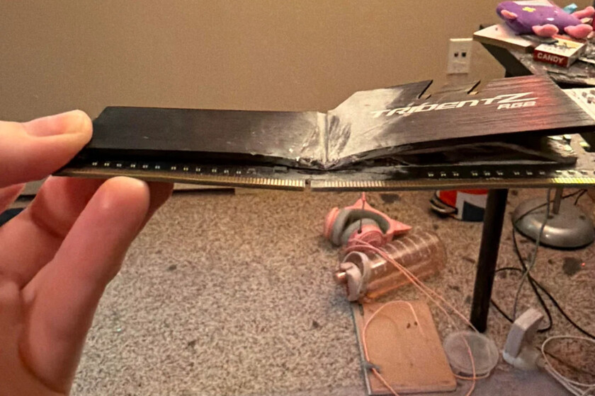 La RAM de un PC gaming desvía una bala disparada por el perro de una ...