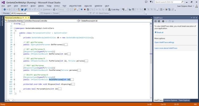 Haciendo una API Rest en 1 hora con ASP.NET Web Api - III. Tercer capítulo.