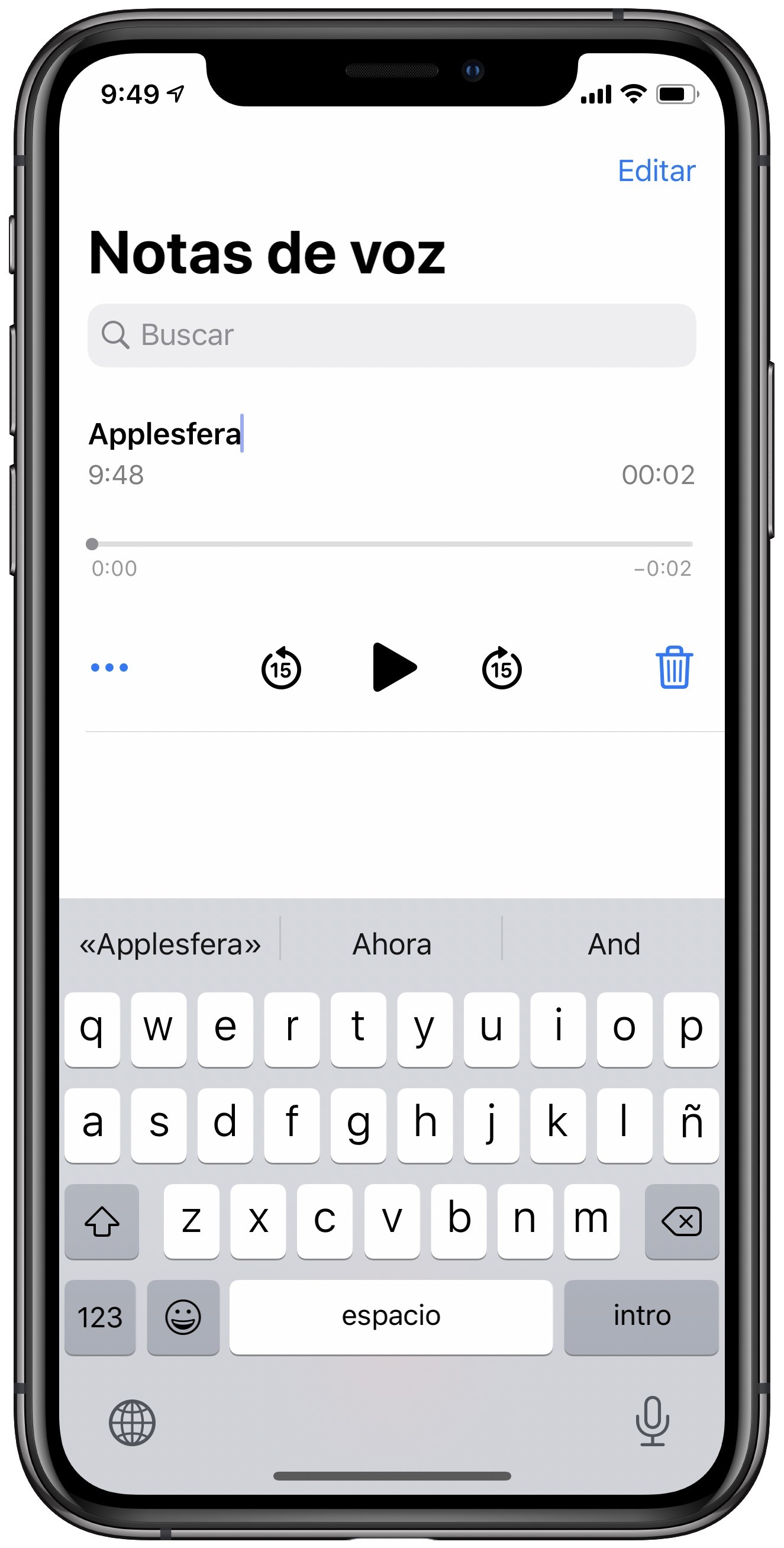 Cómo usar Notas de voz en nuestro iPhone, iPad o Apple Watch