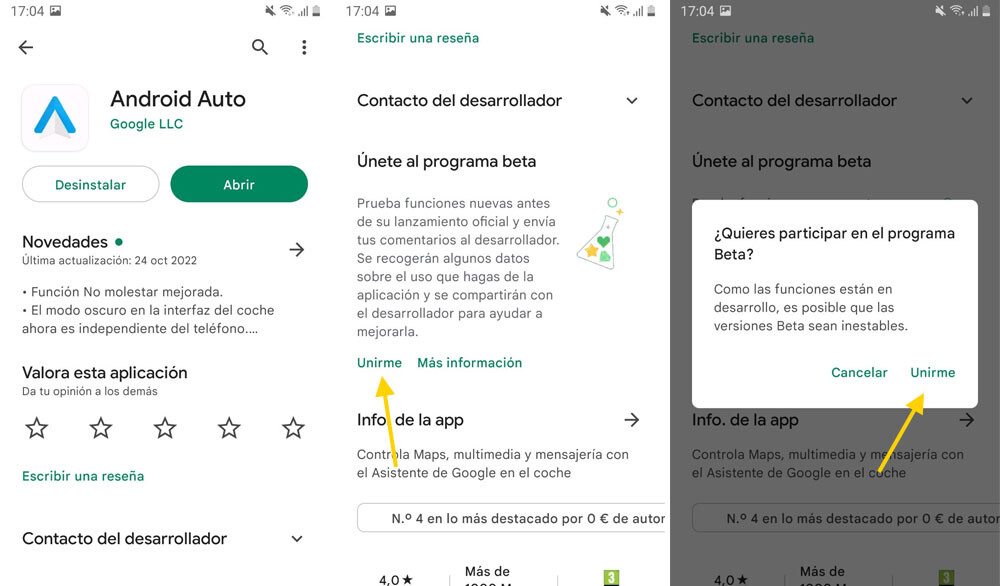 Ahora o nunca: la beta de Android Auto vuelve a tener plazas ...