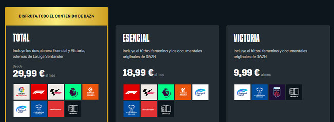 Con este truco puedes contratar DAZN Total con hasta 140 euros de ...