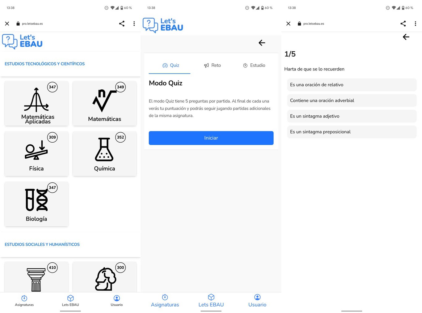 Prepárate para aprobar la EBAU con esta app: Let's EBAU examina tus ...