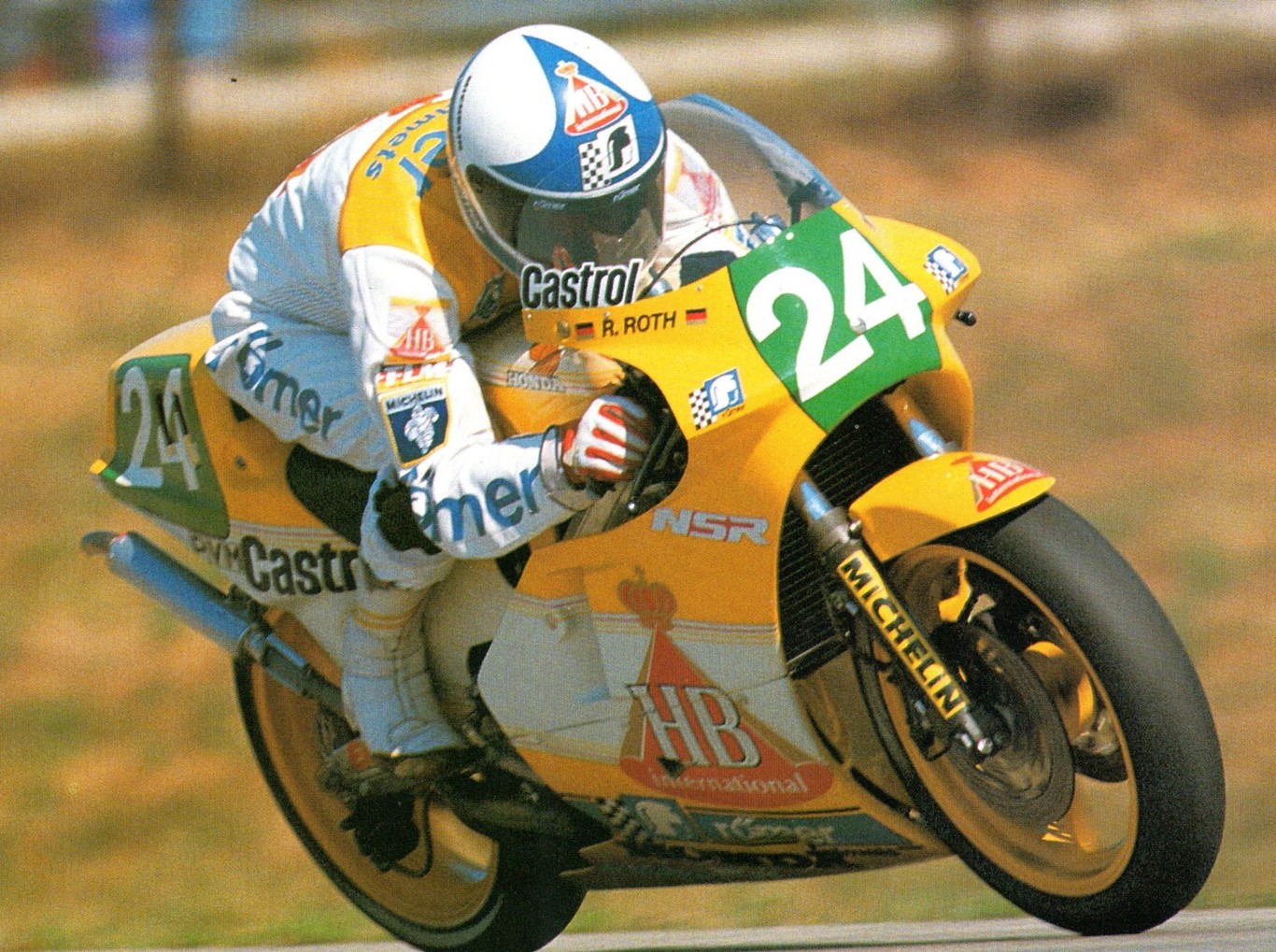 La triste historia de Reinhold Roth, el mítico subcampeón de los 250 cc ...