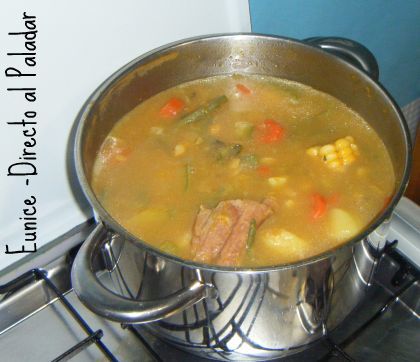 Potaje canario de verduras. Receta