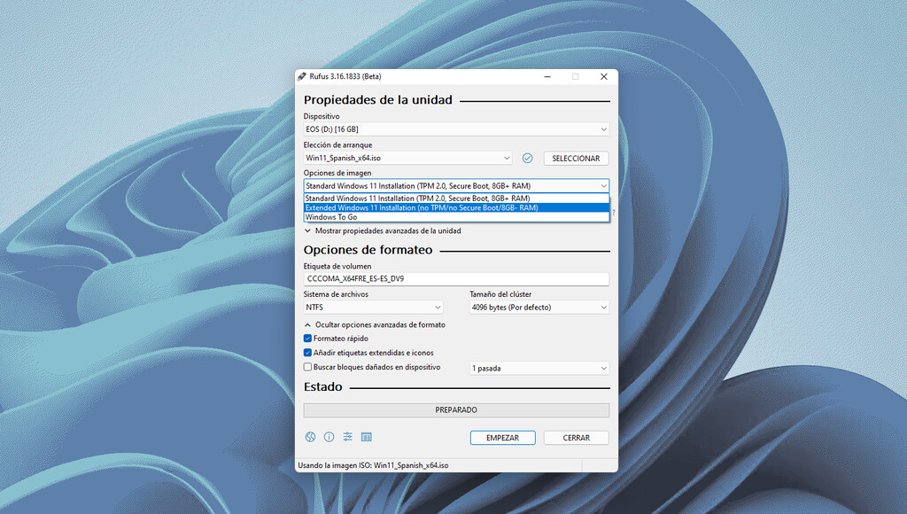 Rufus te facilita actualizar a Windows 11 en PCs no soportados: elimina ...