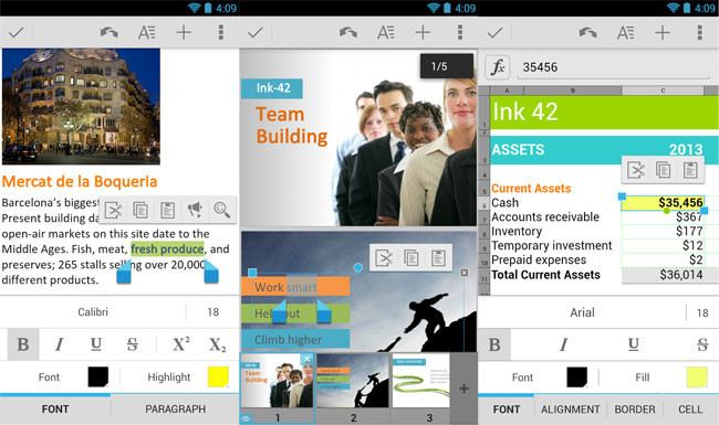 Quickoffice para Android, la suite ofimática de Google ya es gratuita y ...