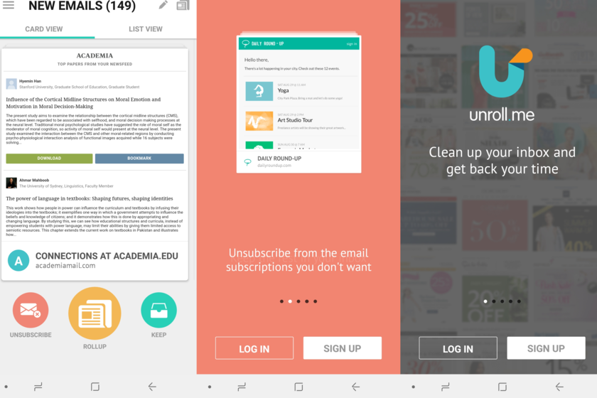 Unroll.me nos libera la bandeja de mails en Android a cambio de vender ...