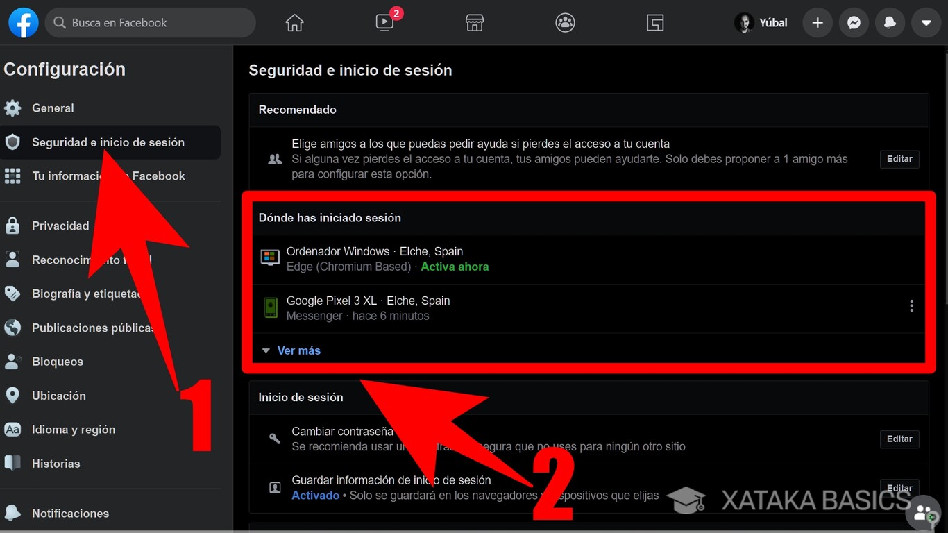 Cómo saber quien entra y desde donde en tu cuenta de Facebook