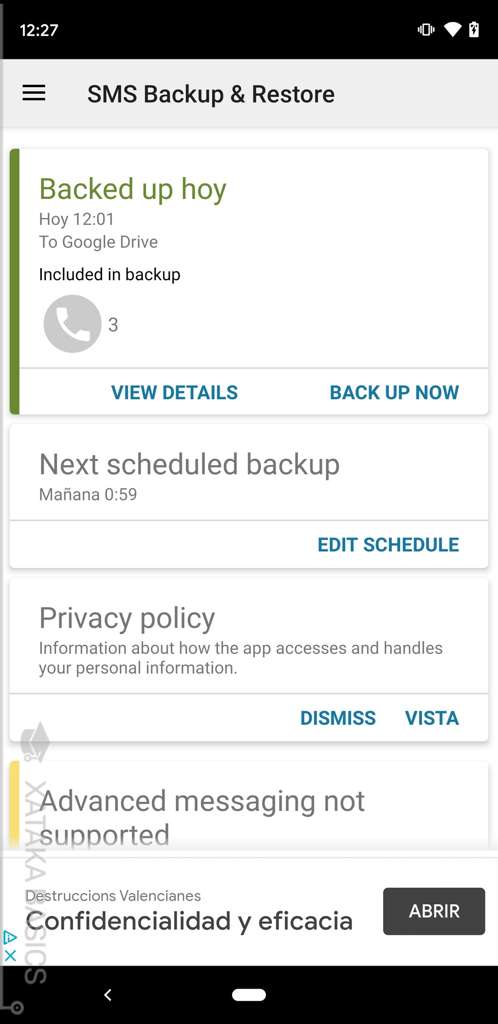 Cómo recuperar los SMS borrados en tu móvil Android