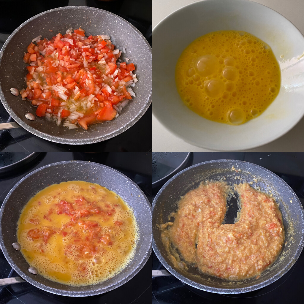 Huevos pericos, receta de cocina fácil, sencilla y deliciosa