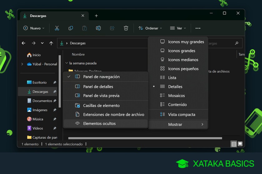 Cómo ver archivos y carpetas ocultas en Windows 11