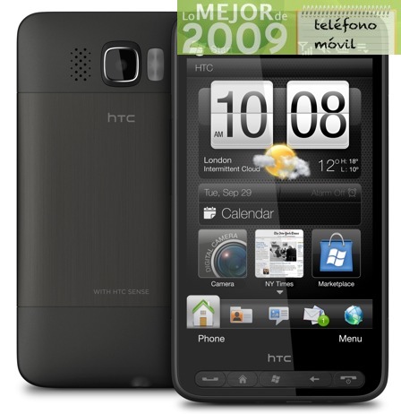 HTC HD2, mejor teléfono móvil de 2009