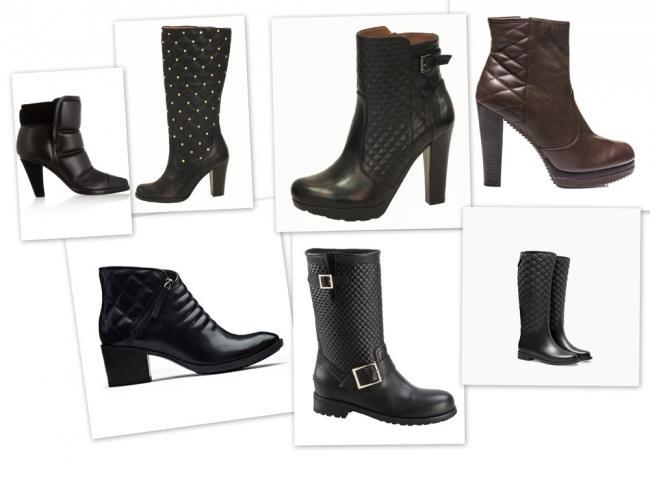 La moda de lo acolchado se traslada a botas y botines