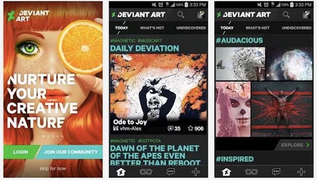 DeviantArt por fin lanza su aplicación para Android
