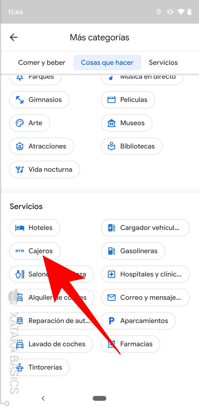 Cómo encontrar el cajero de tu banco más cercano en Google Maps