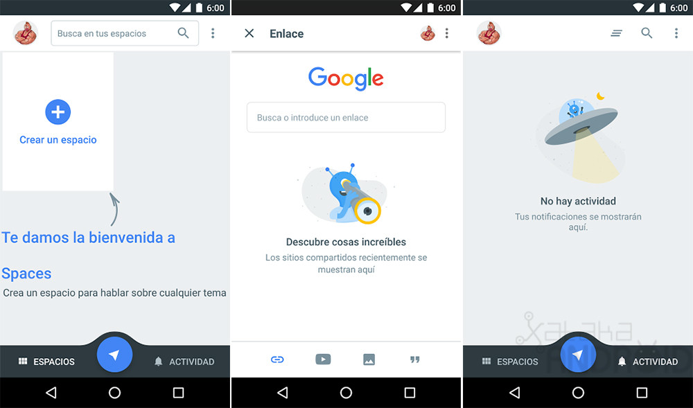 Google Spaces para Android, toda la información