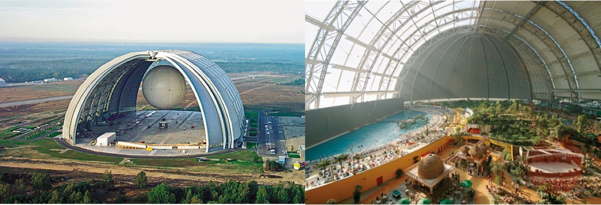 Aerium, el hangar más grande del mundo: de base militar nazi a exótico ...