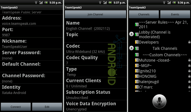 TeamSpeak, el cliente de audio preferido por los gamers llega a Android