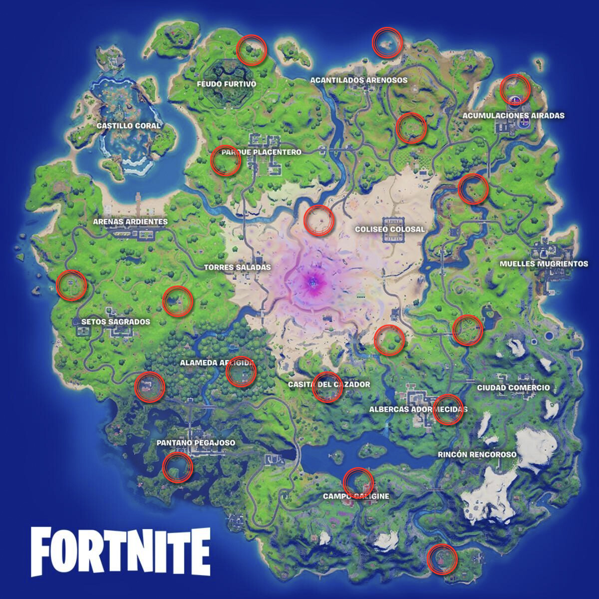 Dónde están los guardias OI en Fortnite Temporada 5