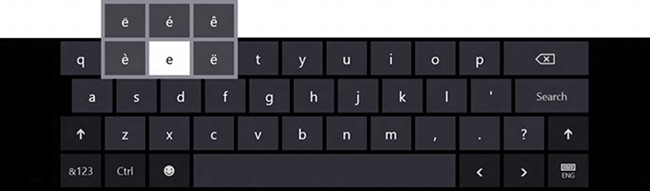 Todos los detalles sobre el nuevo teclado táctil de Windows 8