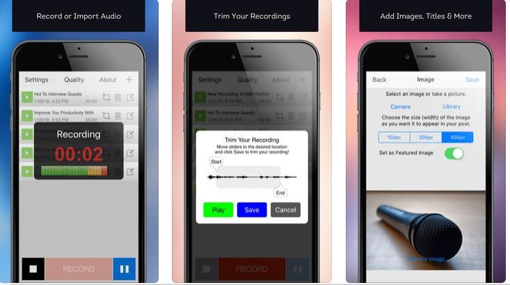 Seis apps para grabar podcasts desde un móvil iOS o Android