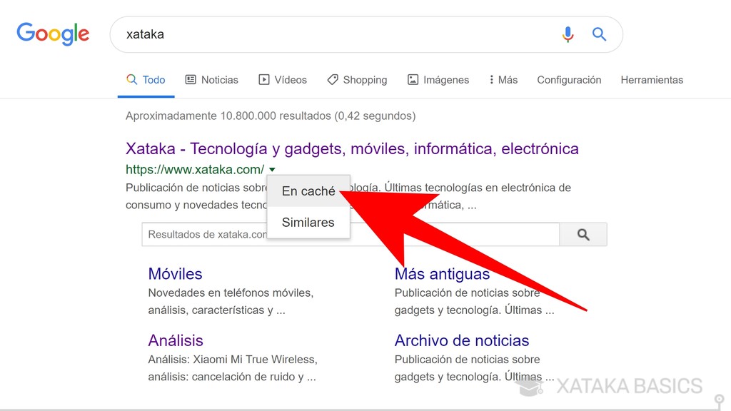 Cómo ver una versión antigua de una web: con la cache de Google y Archive.org