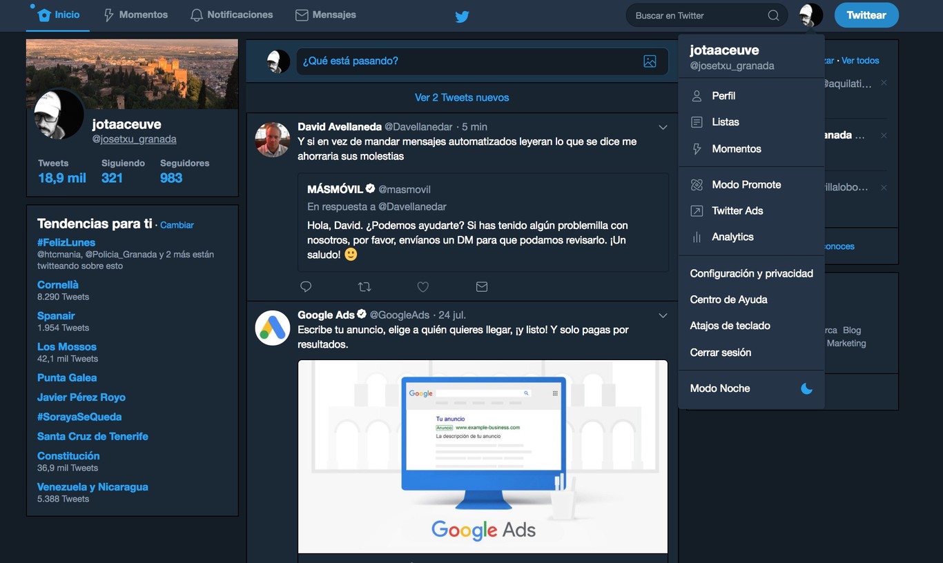 Twitter actualiza su Aplicación Web Progresiva con el soporte para ...