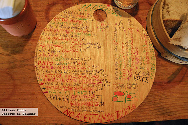 Taberna Maceira. Cocina gallega en el barrio de las Letras madrileño