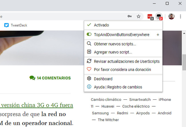 La extensión más útil para Chrome: cómo sacar partido a Tampermonkey ...