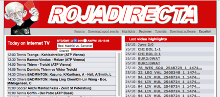 Rojadirecta: LaLiga consigue el bloqueo de nueve webs para ver fútbol ...