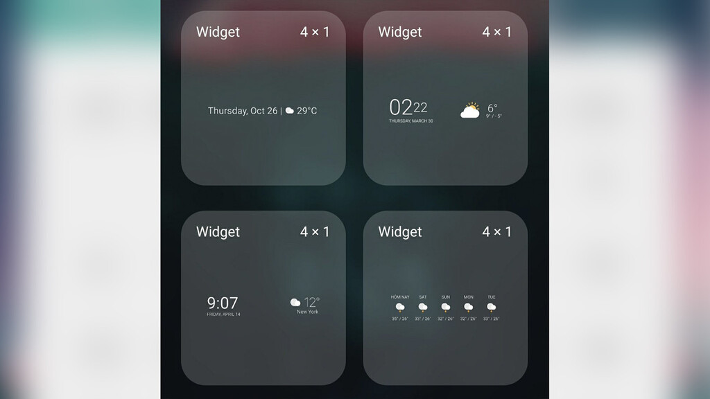 Los mejores widgets de tiempo para Android