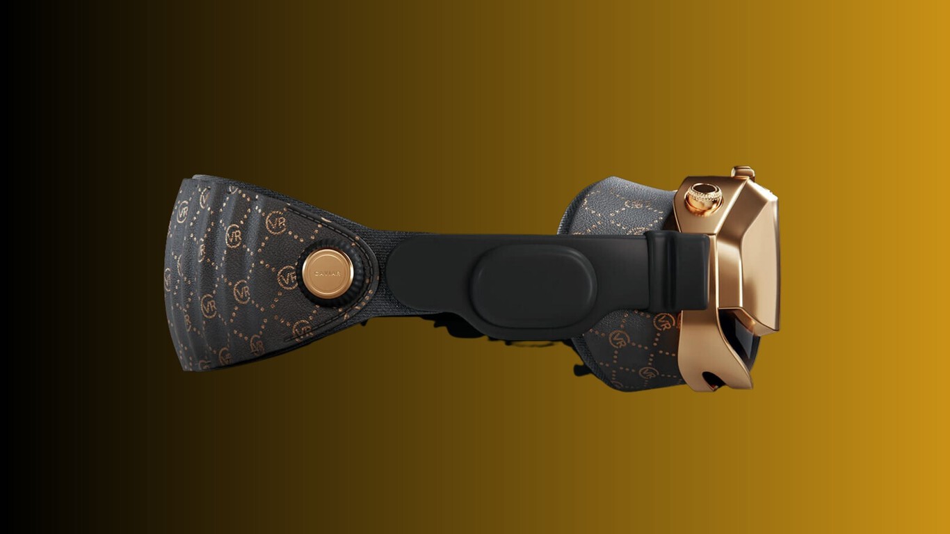 Aparecen unas Apple Vision Pro cubiertas con oro de 18 kilates por 39. ...
