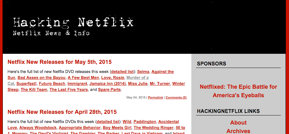 Ocho webs para consultar mejor las novedades de Netflix en España y en ...