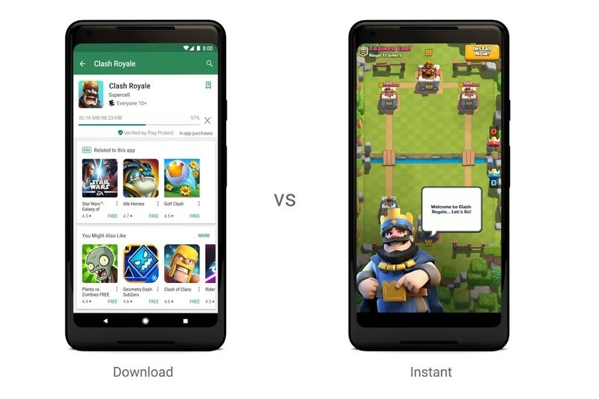 Google Play Instant, prueba los juegos en Android sin tener que instalarlos