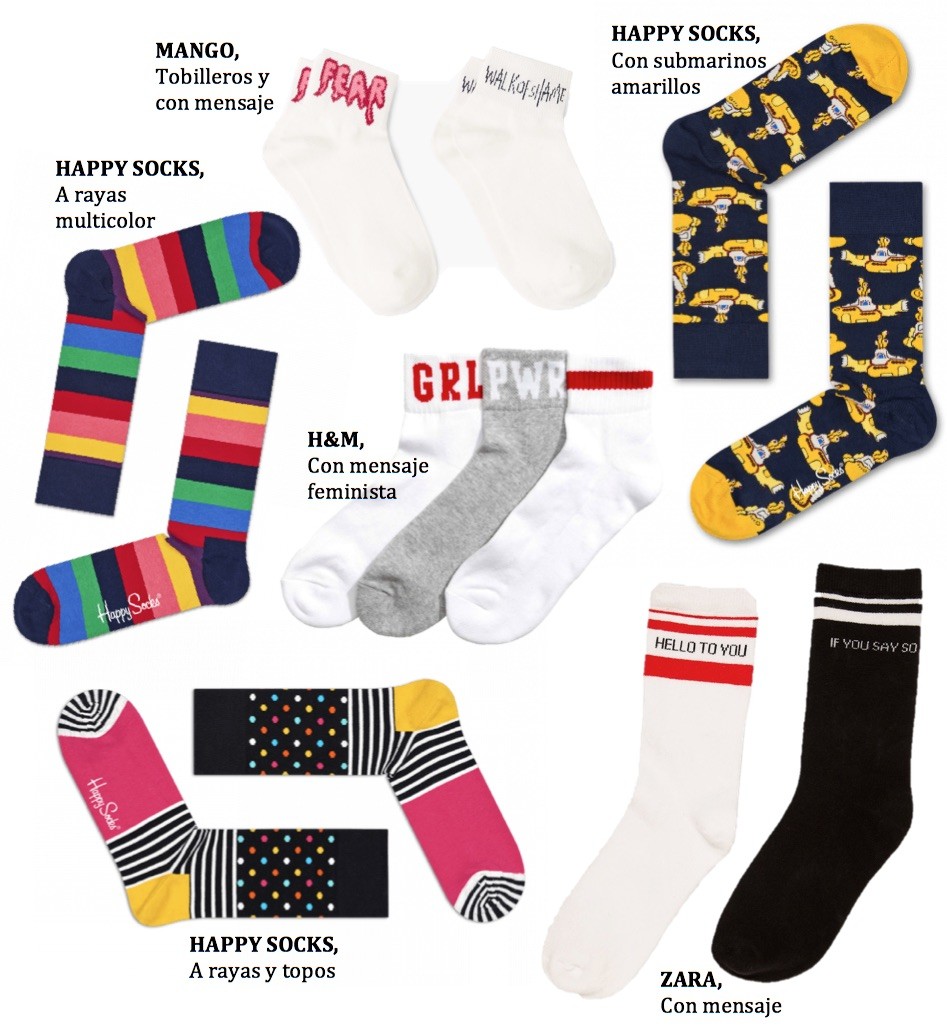 Los calcetines piden (a gritos) ser los protagonistas de tu look