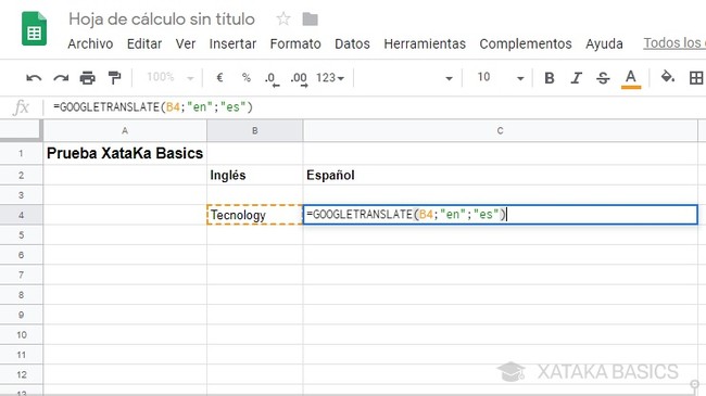 Cómo usar Google Translate automáticamente en las hojas de cálculo de ...