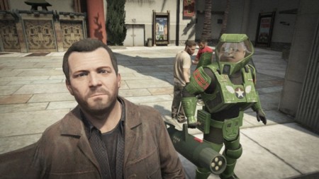 Aquí tienes al Jefe Maestro dentro de GTA V