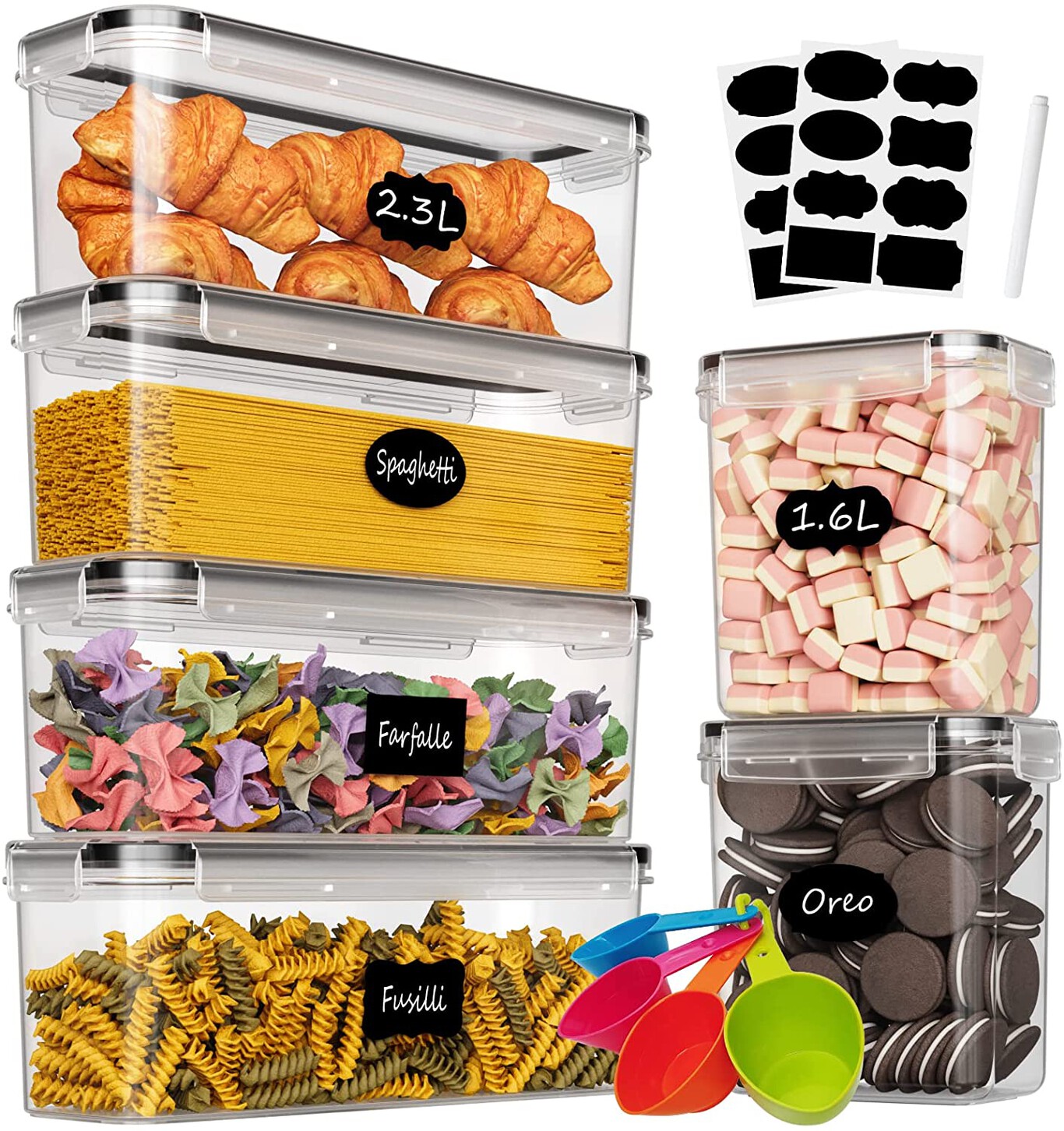 Cinco juegos de botes de almacenaje para mantener el orden en la cocina ...