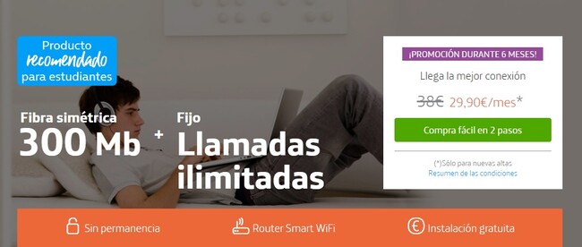 Internet para estudiantes: las mejores ofertas de fibra, y comparativa ...
