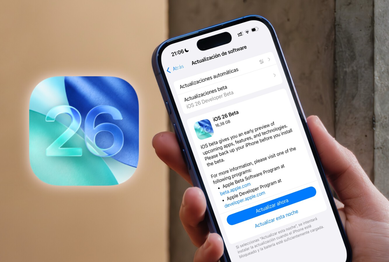 ¿Cuándo llega iOS 26 beta 2 y la pública? Te damos fechas exactas analizando el historial de Apple