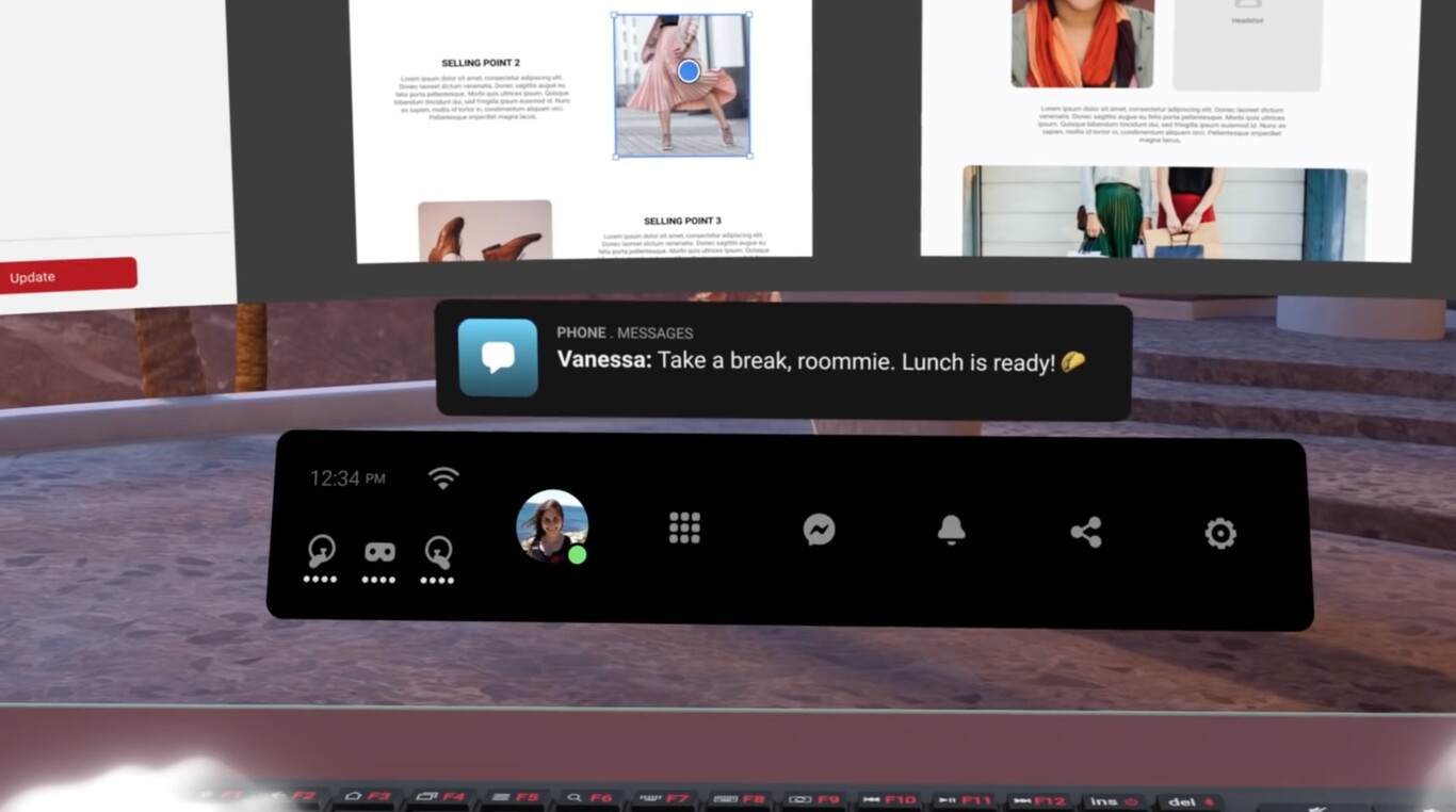 'Infinite Office': así es el espacio de teletrabajo que Facebook ha ...
