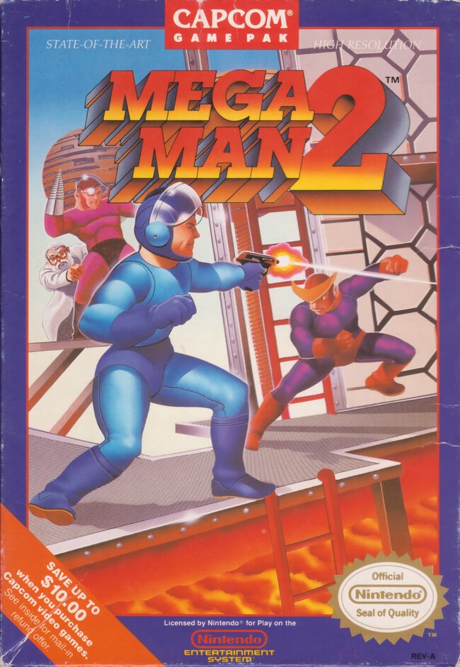 ¿Por qué en la portada de Mega Man 2 el héroe tiene una pistola? Su ...