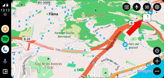 Ni Waze ni Google Maps, mi Android Auto tiene otra aplicación de mapas ...